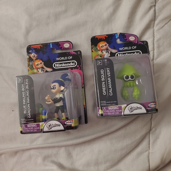 Nintendo | Toys | Splatoon Kid And Squid Figure | Poshmark